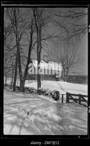 Topsfield, Parson Capen House , Dwellings, Stone walls, Trees. Samuel ...