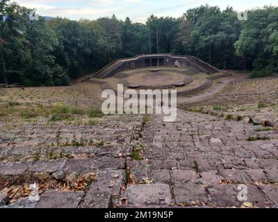 A view of an open-air theatre of Thingstatte Heidelberg Stock Photo - Alamy