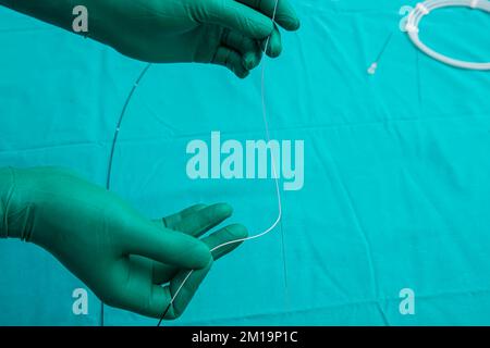 Coronary Imaging Catheter. Dual Lumen Catheter. Coronary angiography ...
