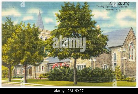 Trinity Episcopal Church, Trenton, N. J. , Churches, Tichnor Brothers ...