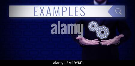 Text showing inspiration Examples. Internet Concept photo Sample Model ...