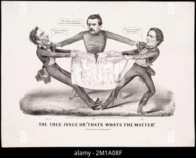 The True Issue or "Thats Whats the Matter" 1864 Currier & Ives American ...