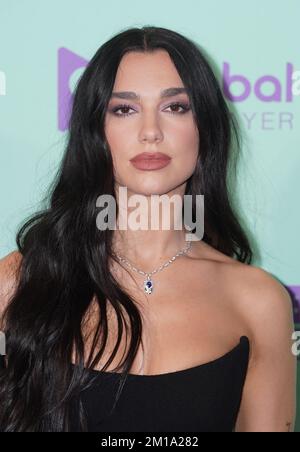 Dua Lipa backstage during day two of Capital's Jingle Bell Ball with ...