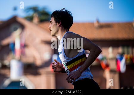 Belgian Michael Somers pictured in action during the men's race at the ...