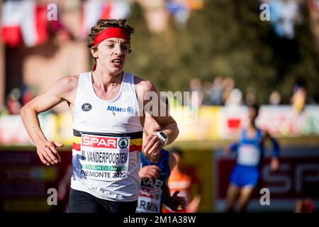 Belgian Marco Vanderpoorten pictured in action during the U23 men's ...