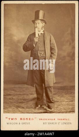 'Two Roses' vaudeville theatre. , Actors, Carte de Visite Collection ...