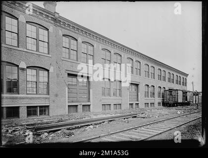 Two story warehouse along railroad spur 1900-1907 , Warehouses ...