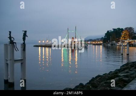 The Flottins festival, Evian-les-Bains, Haute-Savoie, France Stock ...