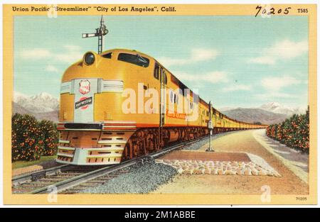 Union Pacific Streamliner train, City of Los Angeles Stock Photo - Alamy