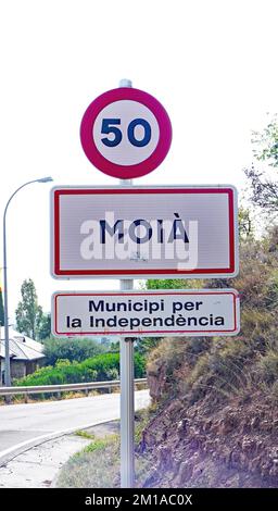 Moia, town in the Moyanés region, Barcelona Catalunya, Spain, Europe ...
