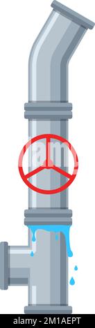 leaking pipe icon, water leakage pictogram Stock Vector Image & Art - Alamy