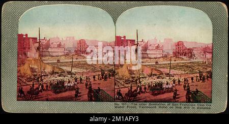 Fairmount Hotel, Nob Hill , Hotels, Debris, San Francisco Earthquake ...