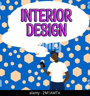 Handwriting text Interior Design, Business overview the art of ...