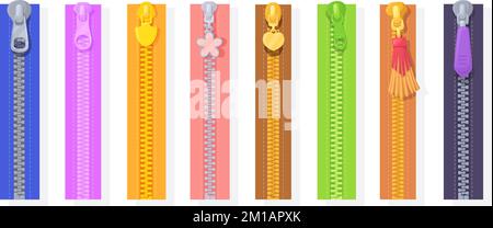 Open zipper icon, cartoon style Stock Vector Image & Art - Alamy