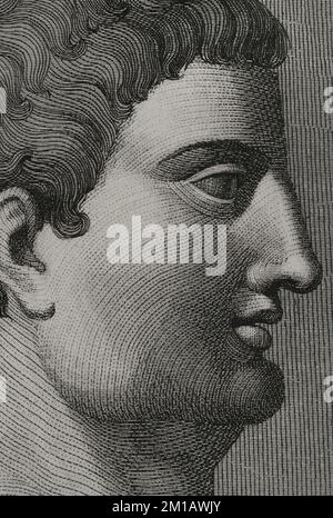 Mark Anthony (Marcus Antonius) (83-30 BC). Roman general and politician ...