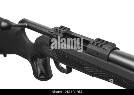 Rifle with plastic stock. Weapons for sports, hunting and self-defense ...