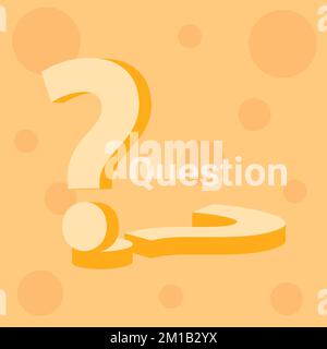 Question marks concept background realistic abstract 3D rendering Stock Photo - Alamy