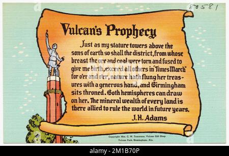 Vulcan's Prophecy , Monuments & memorials, Tichnor Brothers Collection ...