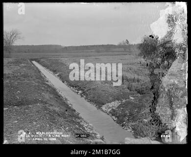 Wachusett Aqueduct, Crane Swamp, drainage ditch, A Line north of 560 ...