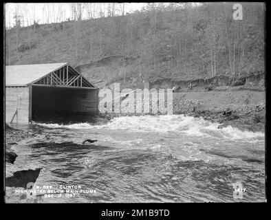 Wachusett Dam, lower end of main flume and apron, Clinton, Mass., Jun ...