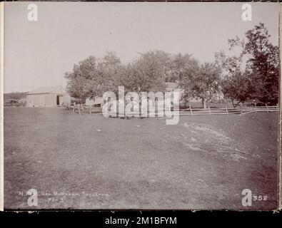 Wachusett Reservoir, George Murman's house, from the south, Boylston ...