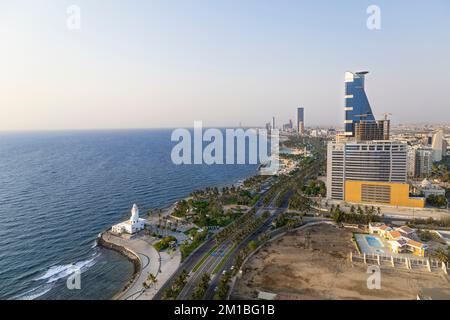 Cityscape of Jeddah City, top view, Saudi Arabia January 2020 Stock ...