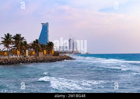 Jeddah beach Saudi Arabia - Sunset Red Sea corniche View , Waterfront ...