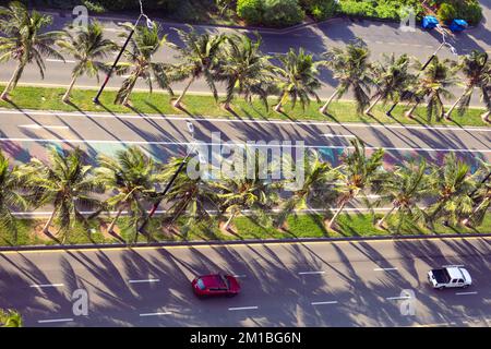 Top view Jeddah city beach Saudi Arabia - Red Sea corniche View ...