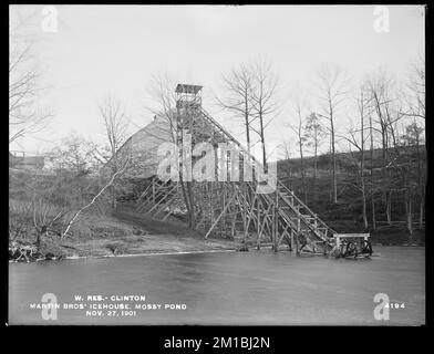 Wachusett Reservoir, Martin Brothers' icehouse, Mossy Pond, Clinton ...