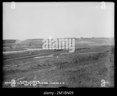 Wachusett Reservoir, South Clinton, northwesterly across the valley ...