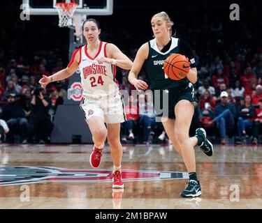 Michigan State guard Tory Ozment (1) walks down the court during the ...