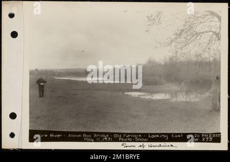 Ware River at Furnace, Red Bridge, looking south, Barre, Mass., 11:10 ...