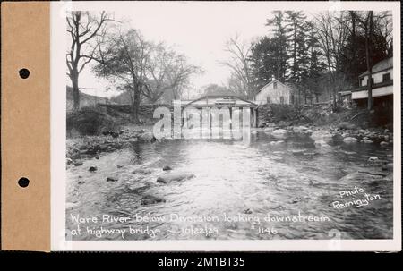 Ware River below diversion, looking upstream, Ware River, Mass., Oct ...