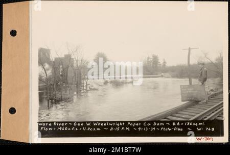 George W. Wheelwright Paper Co., dam and spillway, Ware, Mass., Nov. 30 ...