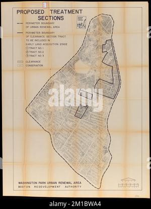 Washington Park urban renewal area : treatment sections , Roxbury ...