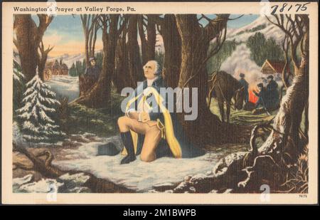 The prayer at Valley Forge Stock Photo - Alamy