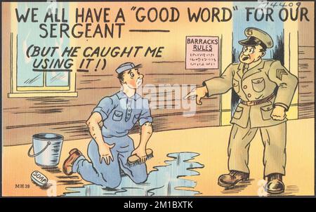 We all have a 'good word' for our sergeant - (but he caught me using it ...