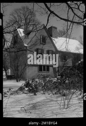 Wenham, Mass., snow , Architecture, Dwellings, Fences, Snow. Samuel ...