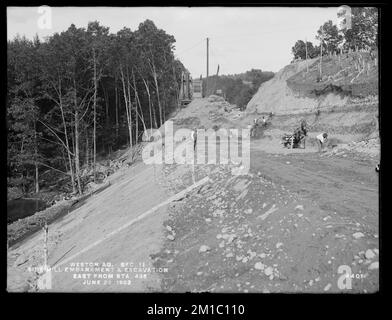 Weston Aqueduct, Section 11, easterly from station 448±, Wayland, Mass ...