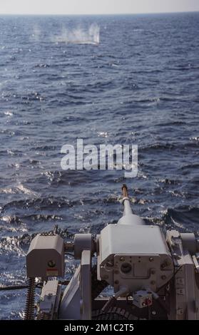 Sonar Technician (Surface) 1st Class Kun Lin stands watch in the sonar ...