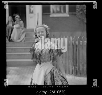 Woman, Chestnut Street Day , Festivals, Costumes. Samuel Chamberlain ...