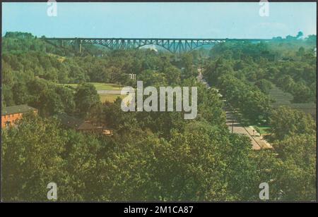Akron, Ohio , Bridges, Tichnor Brothers Collection, postcards of the ...