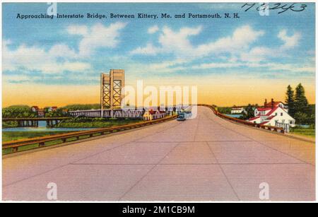 Interstate Bridge between Portsmouth & Kittery. 1940 Stock Photo - Alamy