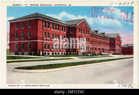 Barrack 'C,' 'Marine Barracks,' Quantico, VA. , Military facilities ...