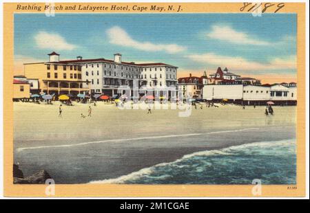 Hotel Lafayette, Cape May, N. J. , Hotels, Tichnor Brothers Collection ...