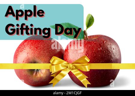 Apple Gifting Day is celebrated every year on January 1 Stock Photo - Alamy