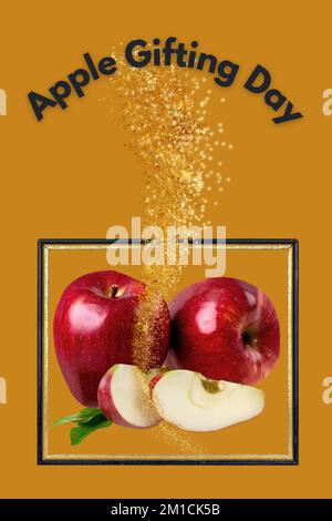 Apple Gifting Day is celebrated every year on January 1 Stock Photo - Alamy