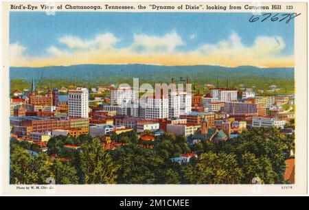 Bird's-eye view of Chattanooga, Tennessee, the Dynamo of Dixie, looking ...