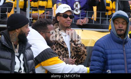 Pittsburgh, PA, USA. 11th Dec, 2022. Steelers helmet during the ...