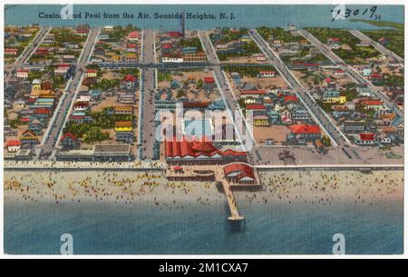 Casino and pool from the air, Seaside Heights, N. J. , Sports ...